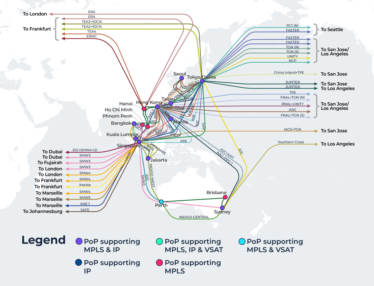 Global High-Capacity Fibre & IP Network | PCCW Global