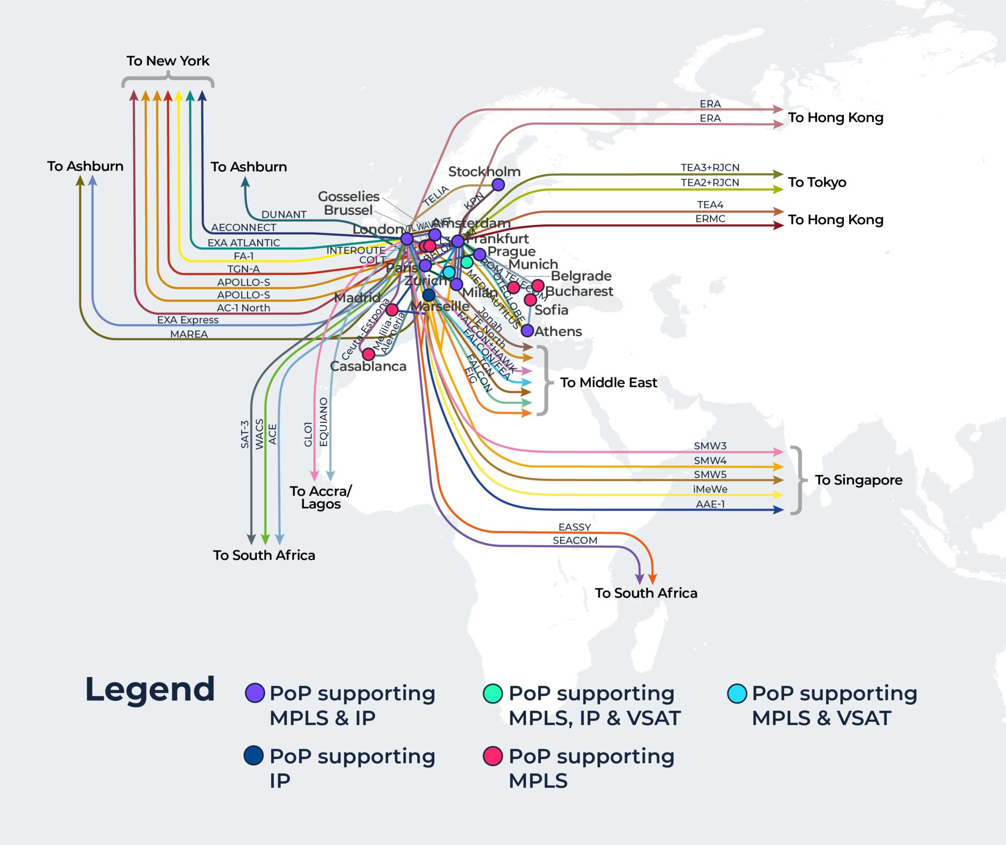 Global High-Capacity Fibre & IP Network | PCCW Global